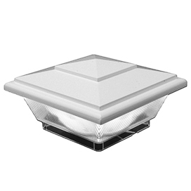 Low Voltage Fence Post Light | Vinyl Fencing and Railing Post Caps ...