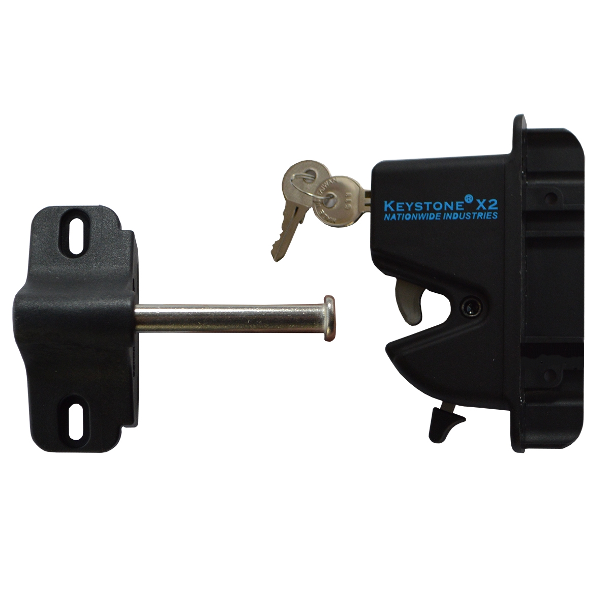 Keystone X2 One Sided Lockable Latch | Vinyl Fencing & Railing