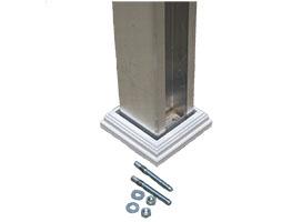 Vinyl Fence Post Mounts | Accessories | Weatherables