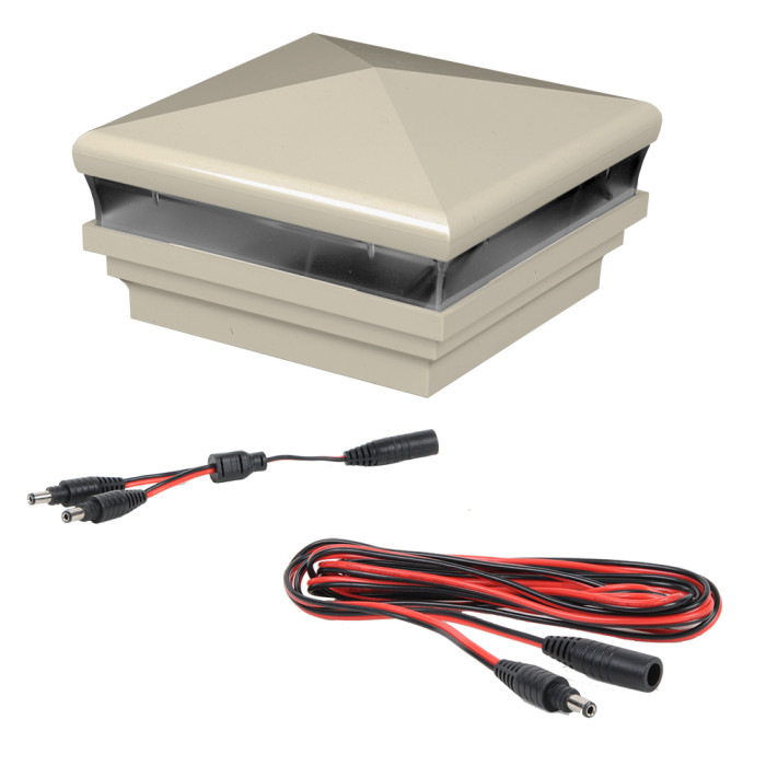 Neptune 4" x 4" Low Voltage Post Cap Expansion Pack - Neptune Expansion ...