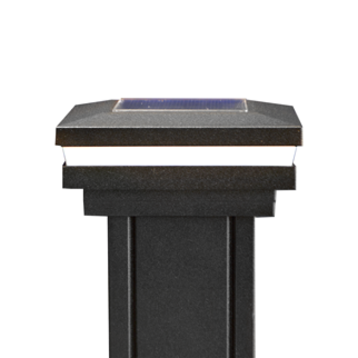 3" Ornamental Solar LED Post Cap Light