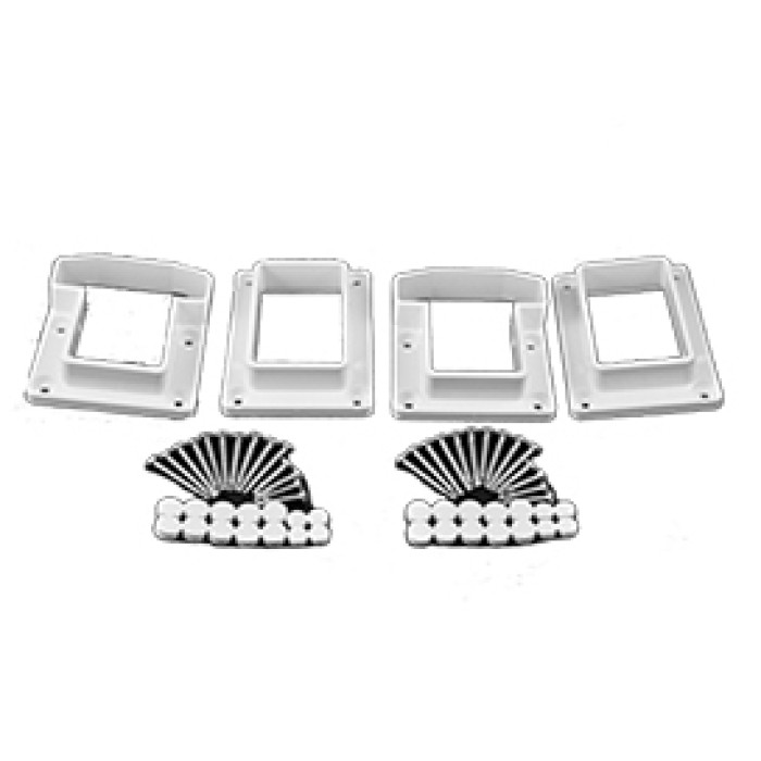 T-Rail & 2" x 3.5" 1-Piece Straight Kit