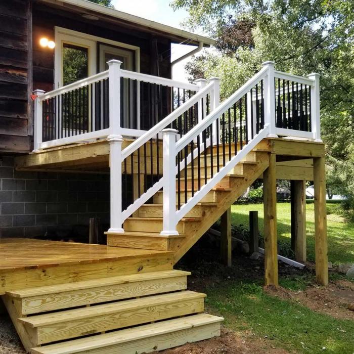 36" Birmingham™ Vinyl Deck & Porch Railing | Weatherables