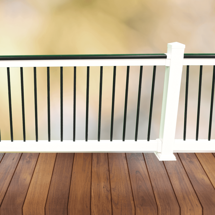 36" Jefferson™ Vinyl Deck & Porch Railing | Weatherables