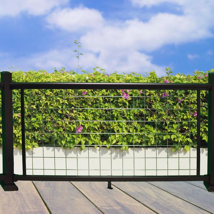 36" Morocco Aluminum Mesh Railing | Railing | Weatherables
