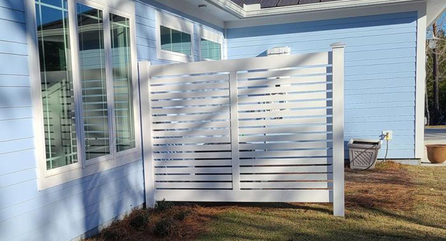 Semi-Private Vinyl Fence Options | Vinyl Semi-Privacy Fencing ...