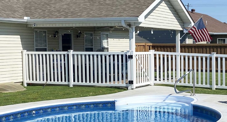 Vinyl Pool Fence Options | Vinyl Fencing | Weatherables